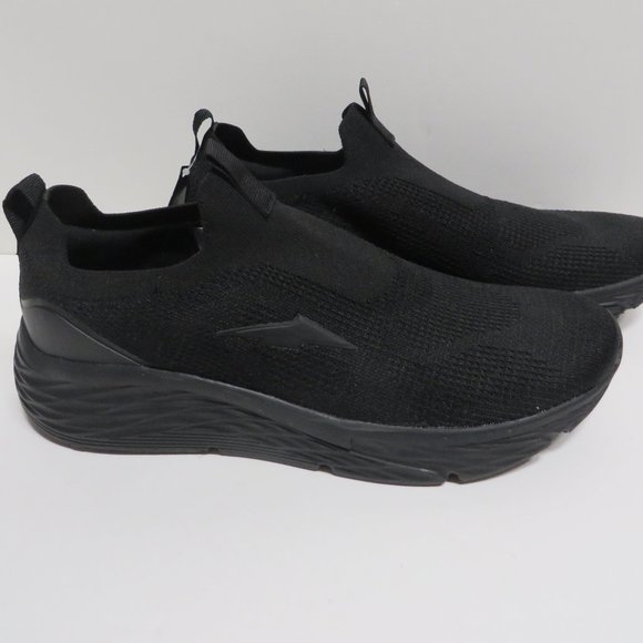 Avia | Shoes | Avia Womens Black Lightweight Slip On Sneaker Shoe Wide ...